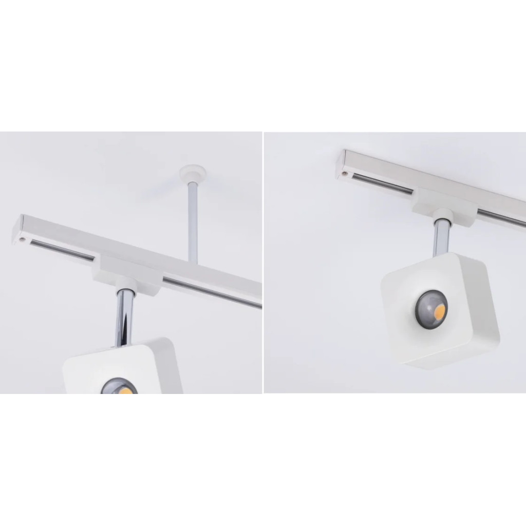 Rail suspension white